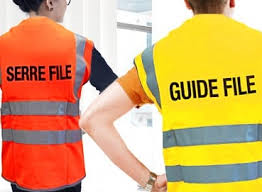 Formation guide file et serre file à Lyon - FSP Incendie